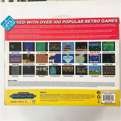 Retro Bit Generations Plug And Play Console Jandl Game