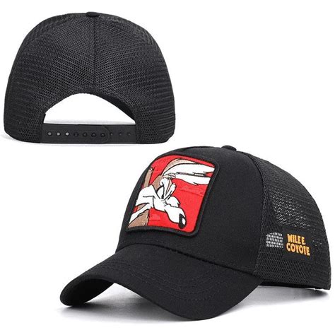 Trendy Embroidered Characters Trucker Baseball Cap Reinsho