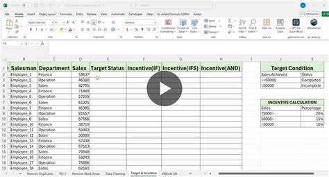 🔹 Mastering If And And Ifs Functions In Excel Ankur Verma