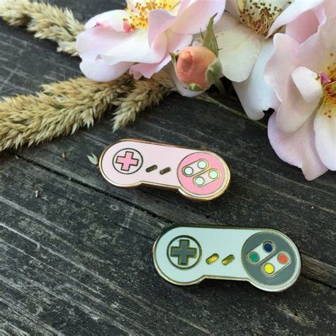 Snes Controller Enamel Pin Super Nintendo Controller Lapel Pin