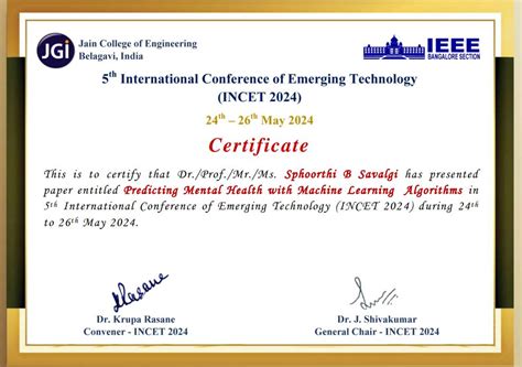 Sphoorthi S On Linkedin Machinelearning Ieee Conference