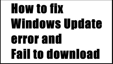 How To Solve Windows Updates Error YouTube