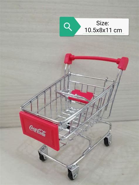 Coca Cola Coke Small Trolley Decorations Hobbies Toys Collectibles Memorabilia Vintage