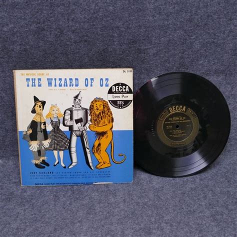 10 33 Lp Record The Wizard Of Oz Judy Garland Victor Young Decca Dl
