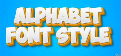 Alphabet Font Style Text Effect and Logo Design Font