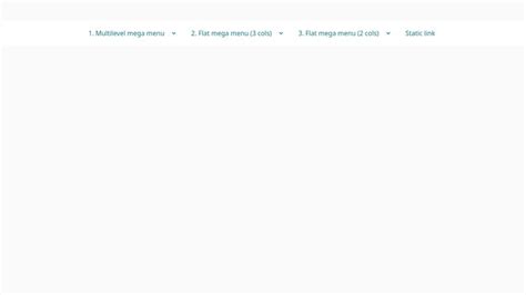 css only responsive multi level mega menu