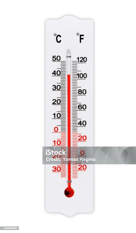 흰색 배경에 고립 된 공기 온도를 측정 하기 위한 온도계 온도계는 플러스 41 섭씨를 보여줍니다 온도계에 대한 스톡 사진 및 기타 이미지 Istock