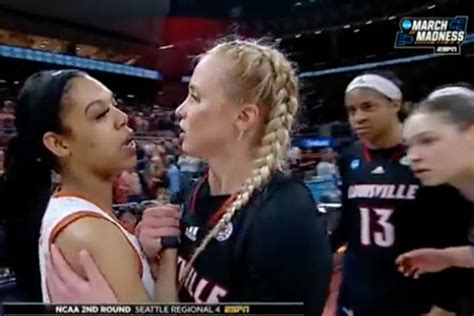 Louisvilles Hailey Van Lith In Tense March Madness Confrontation