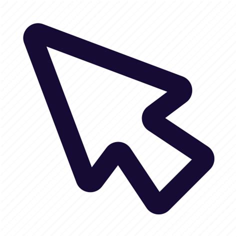 arrow pointer mouse cursor icon download on iconfinder