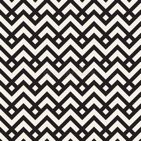Vector Seamless Geometric Pattern Simple Abstract Lines Lattice Stock
