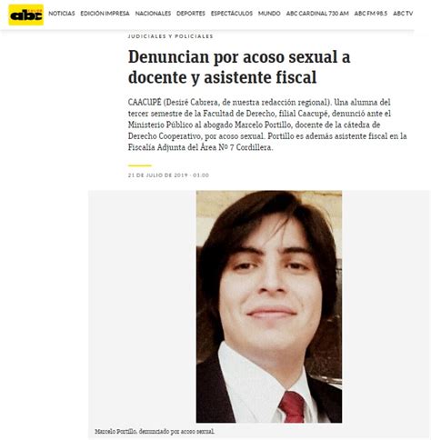 Denuncian Por Acoso Sexual A Docente Y Asistente Fiscal Informativo Mujer