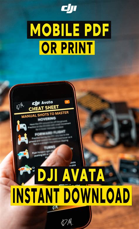 Dji Avata Cheat Sheets Fly App Settings Dmprovisuals