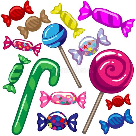 Bundle Of Candy Vector Illustration Stock Vector Illustration Of Design Sugar 269068613