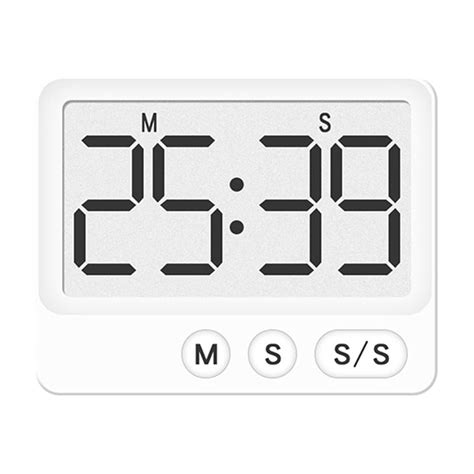 Multi Functional Kitchen Digital Timer With Magnetic Attachment Easy To Read Lcd Display For