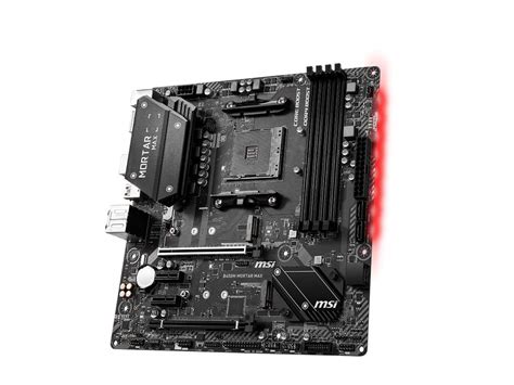 B450M Mortar Max Socket AM4 AMD B450 DDR4 Micro ATX Motherboard (B450M ...