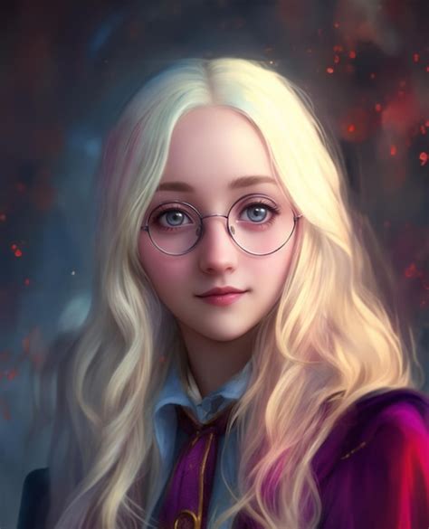 Premium Ai Image Luna Lovegood