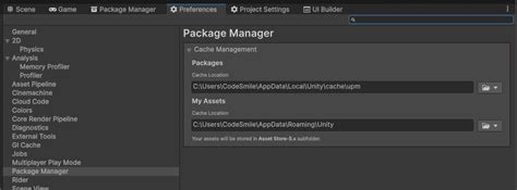 Configure Unity Package Manager Global Cache Location Unity Engine Unity Discussions