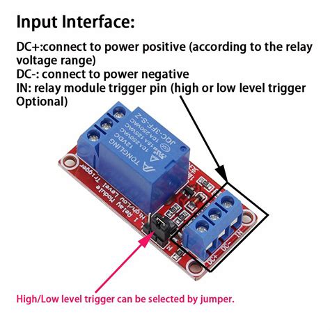 Getuscart Anmbest Relay Module With Optocoupler Highlow Level Trigger
