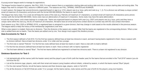 Solved I Need An Erd Design For Task 1 And Need A Solution