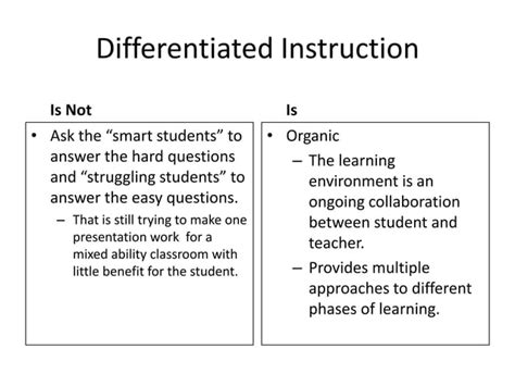 Differentiated Instruction Presentation Pptx Differentiated Instruction Presentation Pptx