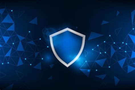 Premium Vector Vector Shield Security Digital Technology Abstract Geometric Modern Futuristic
