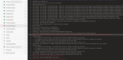 The SonarScanner For MSBuild Integration Failed C ASP NET Core Build Pipeline Azure