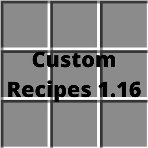 More Recipes Datapack Minecraft Customization Curseforge