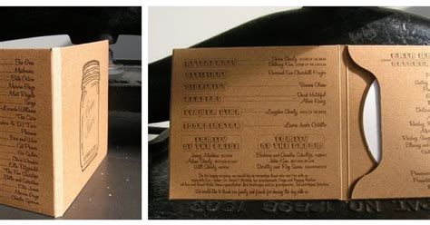 Cd Wedding Program