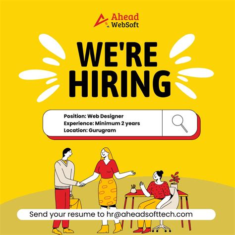 Ahead Websoft Technologies On Linkedin Jobopening Webdesigner