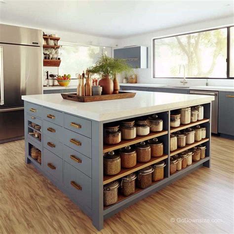 18 Kitchen Islands With Tons Of Storage Space Optimized Godownsize