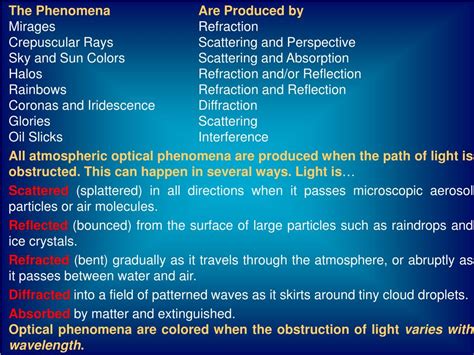 PPT Atmospheric Optics PowerPoint Presentation Free Download ID 4156194