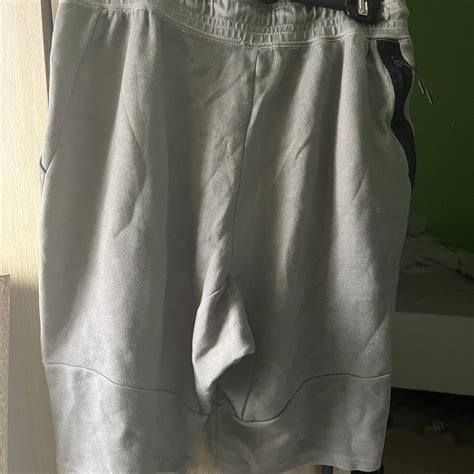 Nike Tech 3 4 Shorts Grey Rare Shorts Tech Nike Depop