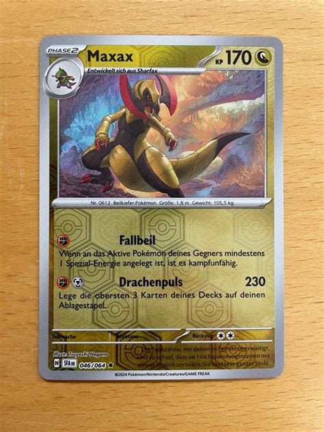 Pokemon Maxax Reverse Versand Gratis Neu Gemäss Beschreibung In