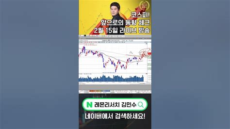 🚀로켓패스 김민수 김민수가 보는 코스피 앞으로의 동향 체크 코스피 Youtube