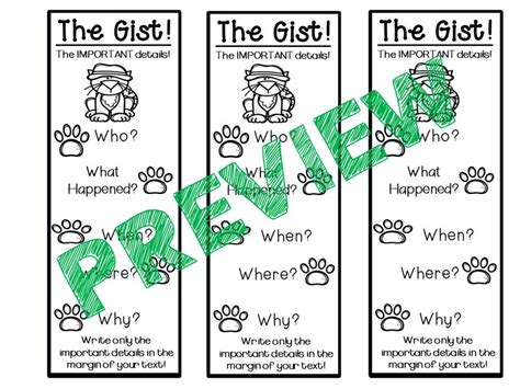 reading comprehension gist close reading annotating 1st 4th homeschool
