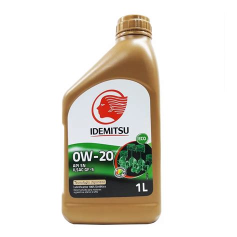 Óleo de Motor 0W20 Sn Idemitsu Sintético 1 Litro - IDEMITSU ...