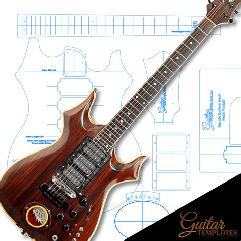 Garcia Style Template Guitar Templates