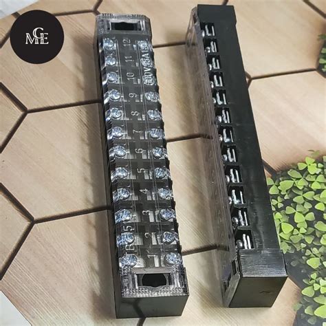 Jual Terminal Block Blok 12p 12pole 15a Tb1512 Tb 1512 Vorge Panel Shopee Indonesia