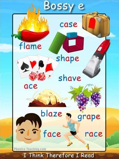 Bossy E Poster Long E Free Printable Words That Have Bossy E In 4fc