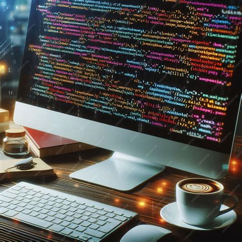 Premium Photo Programming With Html Php And Javascript Backend Source Code On Monitor