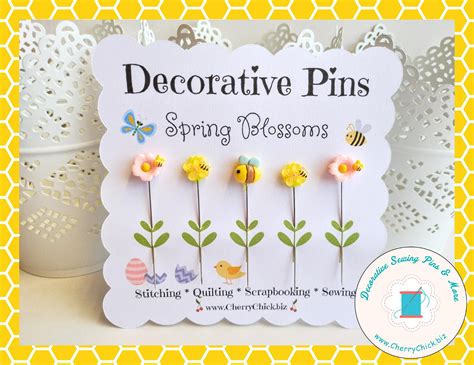 Bee Sewing Pin Decorative Sewing Pin Spring Sewing Pin Bee