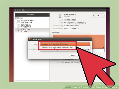 how to format a usb flash drive in ubuntu with pictures