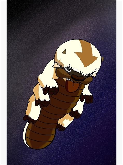 Airbender Cute Appa Sticker For Sale By Hedvig 1 Redbubble
