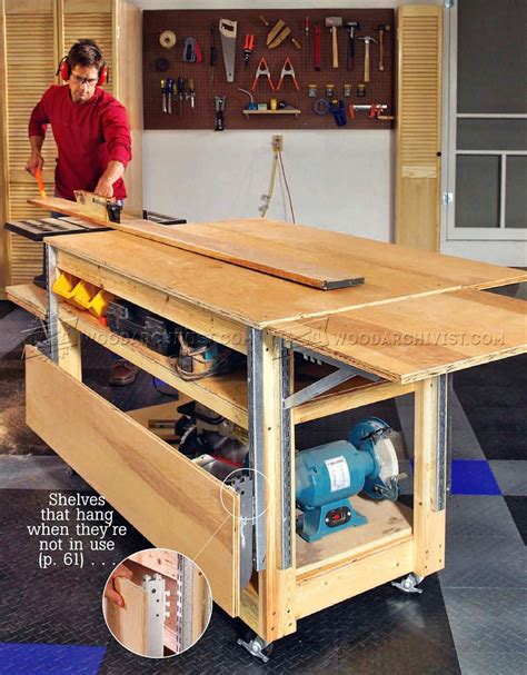 Mobile Workbench Plans • Woodarchivist
