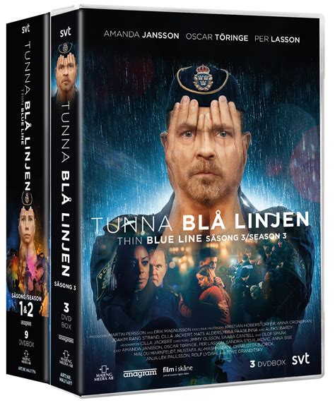 Tunna Blå Linjen Thin Blue Line S1 3 Kompletta Serien Merch Shop
