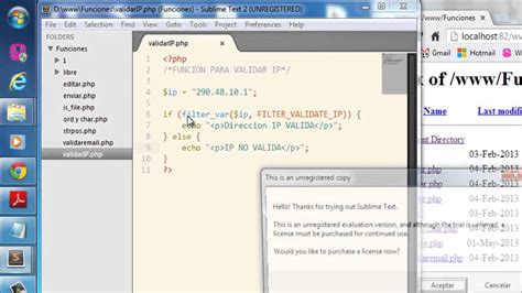 Funciones De Validacion En PHP Validar Numeros INT Direccion IP