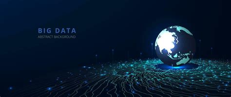 Big Data Network Visualization Concept 26827666 Vector Art At Vecteezy