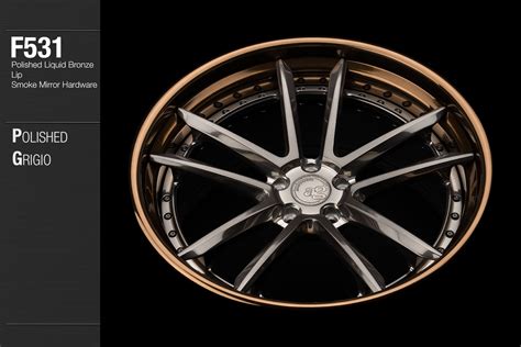Avant Garde Ag Wheels F531 Polished Grigio Face Liquid Bronze Lip Smoke
