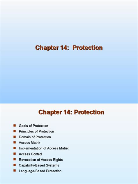 14 Protection Pdf Access Control Java Programming Language
