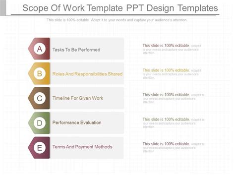 Pptx Scope Of Work Template Ppt Design Templates PowerPoint Shapes PowerPoint Slide Deck